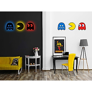 Arcade1Up Pac-Man Blue Scared Ghost Silhouette Light