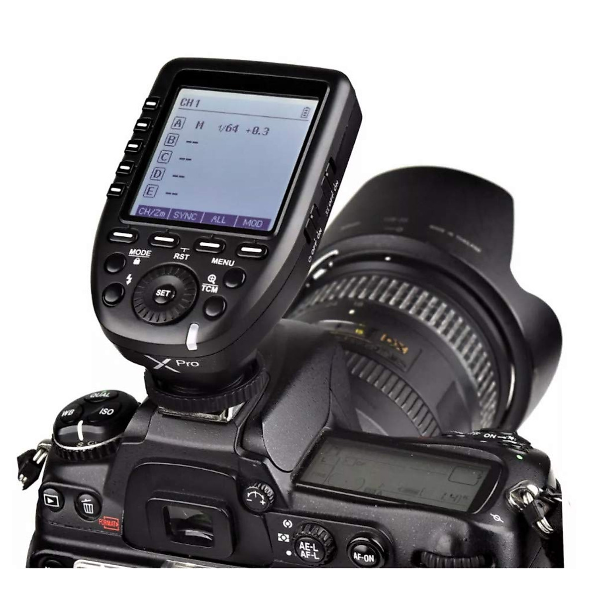 Godox XPro TTL Wireless Trigger,1/8000s High-Speed-Sync,5 Dedicated Group Bottons and 11 Customizable Functions (XPro-C Compatible with Canon)