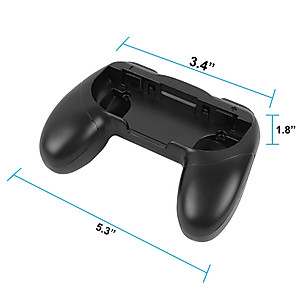 Switch Steering Wheel for Switch Accessories-Gifts for Men Gadgets Accessories for Switch Mario Kart Racing Game, Racing Wheel 4 Packs Lightweight Gadgets With Comfort Handle for Family Party