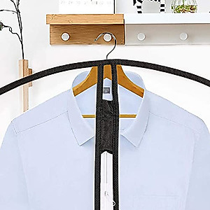 Pwsap 12 Pack Breathable Clothes Covers with Zip, Hanging Garment Covers Bags Dress Bag Covers Moth-Proof Mens Suit Storage Bag Dust Cover for Wardrobe Storage and Travel(Clear)