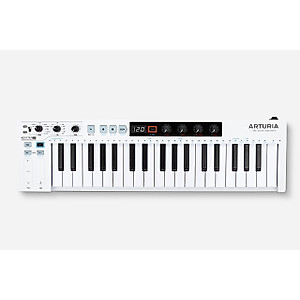 Arturia KeyStep 37-key Controller & Sequencer Bundle w/USB Cable, Anti-ground Loop Adaptor, MIDI Cable, Deluxe Sustain Pedal, and Austin Bazaar Polishing Cloth