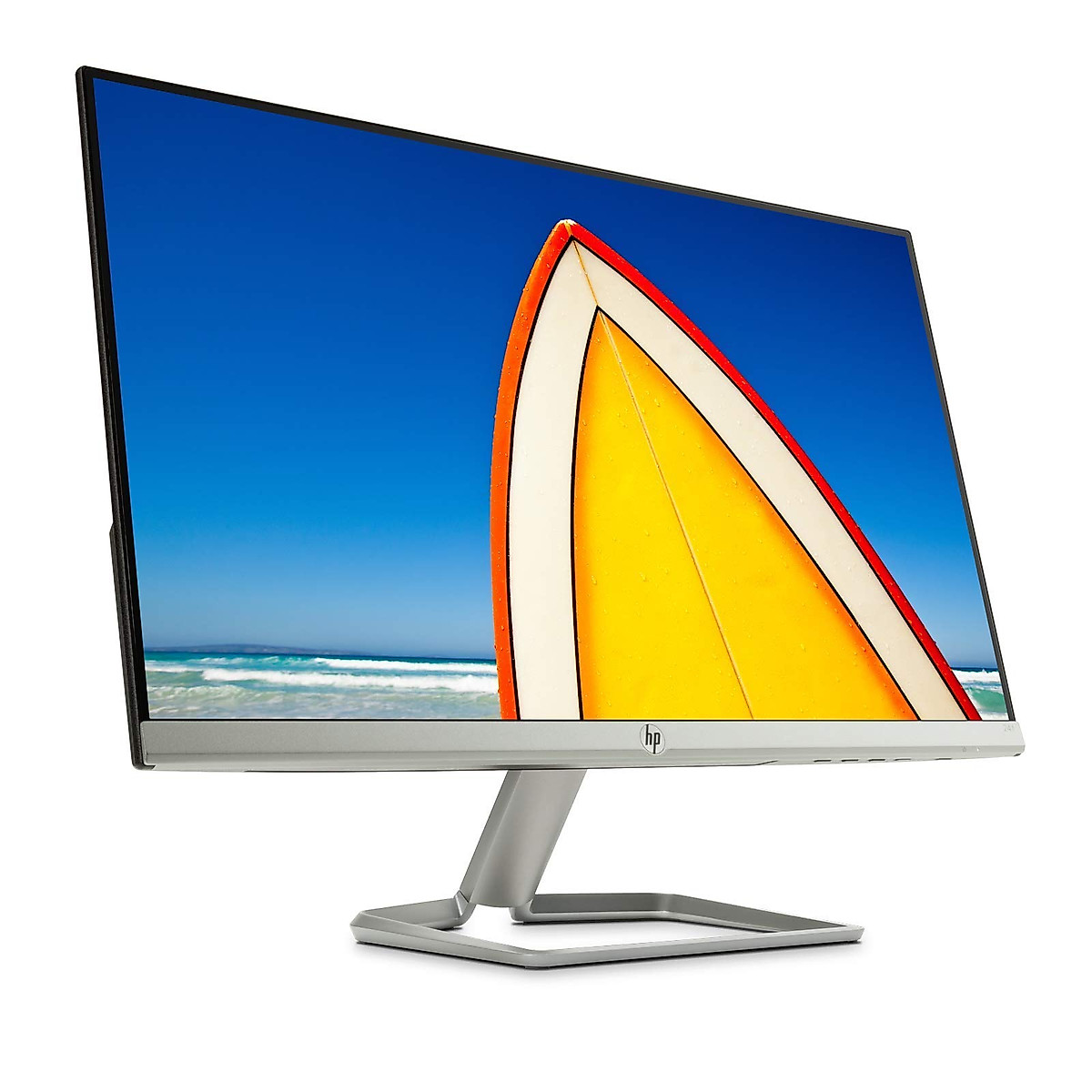 HP 24f 24" Ultra Slim Bezels Monitor HDMI VGA 1080p IPS w/AMD FreeSync - 2XN60AAT (Renewed)