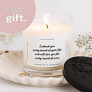 Miscarriage Sympathy & Infant Baby Loss Candle, Premium 75 Hour Burn Time, Lavender Scented Soy Reduces Anxiety & Stress, Gift for Grieving and Bereaved Mother for Remembrance, Poured in The USA