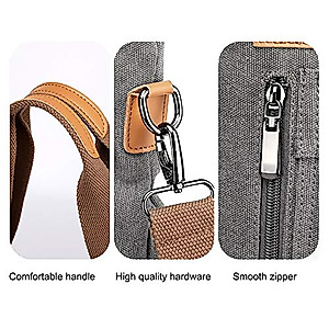 Women Canvas Shoulder bags Hobo Tote Bags Casual Satchel Handbags Crossbody Shopper Bags Black