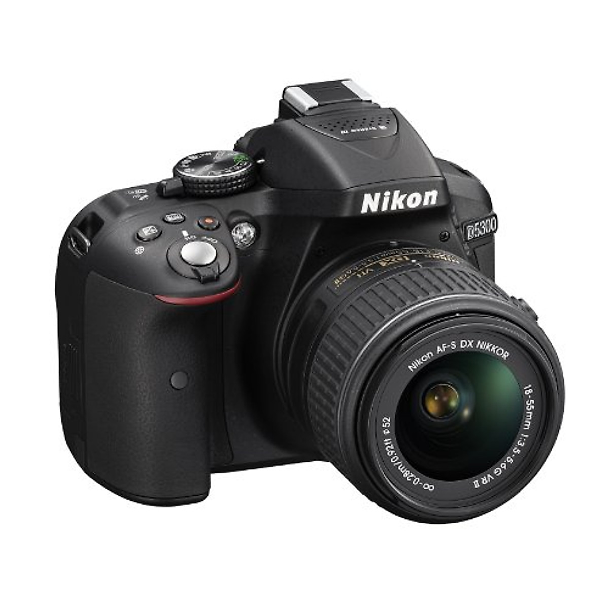 Nikon D5300 24.2 MP CMOS Digital SLR Camera with 18-55mm f/3.5-5.6G ED VR Auto Focus-S DX NIKKOR Zoom Lens (Black)