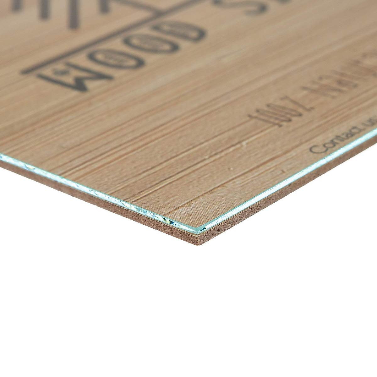 WOOD SIDE ORBIS Glass Clip Picture Frames 3.5x5 - Pack of 3, Clear Craft Photo Frames