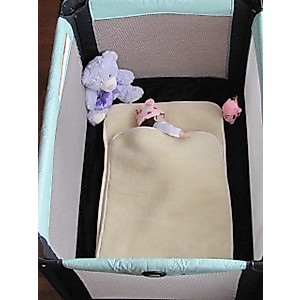 Go Planet First Merino Wool Natural Organic Baby Sleep Sack, Swaddle Blanket. Use with Stroller Bunting Bag footmuff, playpen to Keep Infant and Toddlers Warm , Off White , L 28 in x W 21 in