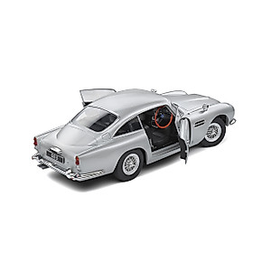 Solido S1807101 1:18 1964 DB5-Silver Birch Aston Martin Collectible Miniature car, Silver,Unisex Adult