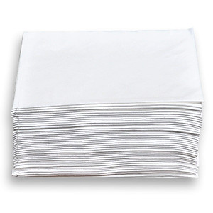 DAVELEN Disposable Large Luxury Towels (50-Count) Spa and Salon Quality Softness for Guests, Clients | Hair, Face, Body Use | Luxurious Comfort, Ecofriendly | Towels Size: 31.5” x 15 (white)