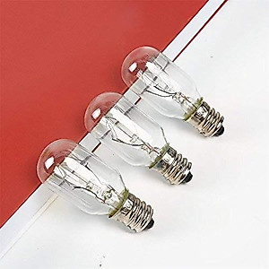 6 Pack Salt Lamp Bulbs,Plug in Wax Warmer Bulbs,Incandescent Bulbs,Replacement Light Bulbs for Himalayan Salt Lamps and Plug in Wax Diffuser,Salt Night Lights 25 Watt E12 Socket