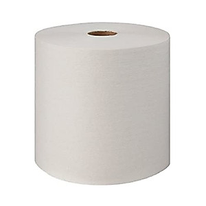 Kimberly Clark 50606 Scott Hard Roll Paper Towels, 8" x 600' Roll, White, Poly-Bag Protected (1 Individual Roll of 600')