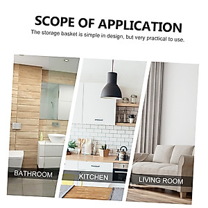 RORPOIR 1pc Bathroom Storage Hanging Basket Soap Basket Shower Hanging Shelf Baskets for Shelves Cosmetic Containers Sundries Basket Decorative Basket Travel Storage Basket Cosmetics Pp