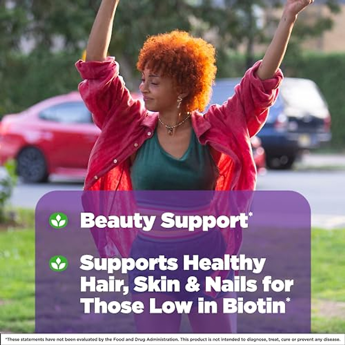 Natrol Beauty Biotin 10000mcg, Dietary Supplement for Healthy Hair, Skin, Nails and Energy Metabolism, 200 Tablets, 200 Day Supply