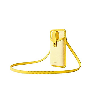 JW PEI Women's Aylin Canvas Cell Phone Crossbody Bag (Yellow)