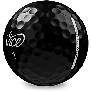 Vice Golf Limited Edition Pro Plus Golf Balls (Black)