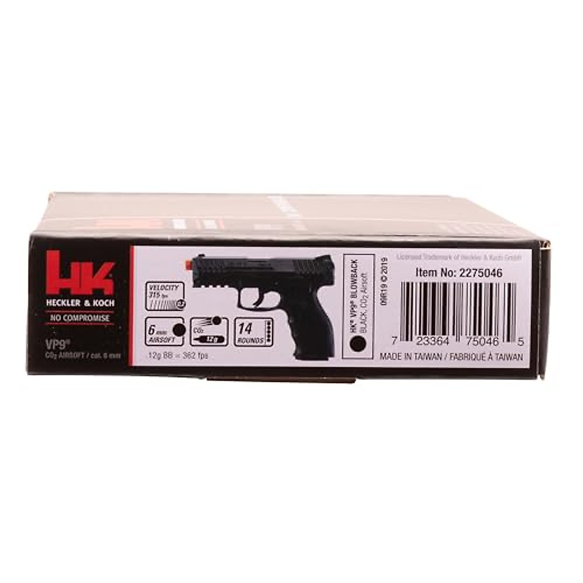 Elite Force HK Heckler & Koch VP9 Blowback 6mm BB Pistol Airsoft Gun, HK VP9 Airsoft Gun