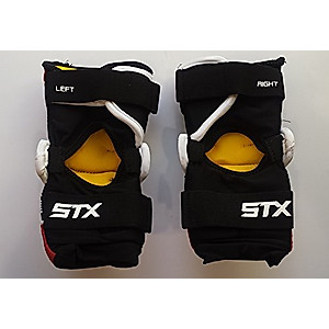 STX Lacrosse Impact Arm Guard, Red, Small
