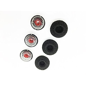 AVIMABASICS Voyager 5200 5220 Ear Tips - 3 Pack Medium Replacement Earbuds Eartips Eargels & Foams Set Compatible with Plantronics Voyager 5200 5220 Wireless Bluetooth Headset - Ultra Comfort