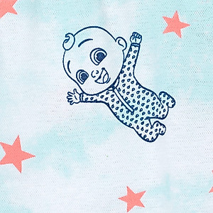 CoComelon JJ Yoyo Tomtom Infant Baby Girls Peplum T-Shirt and Bike Shorts Outfit Set Pink 12 Months