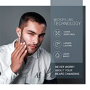 VOID Homme Beard Filling Pen Kit (Dark Brown, Set of 5) Beard Filler Pencil & Mens Beard Pen with Beard Brush, VOID Beard Filler Kit for Instant Beard Filling, Waterproof 48Hr VOID Beard Pen Kit