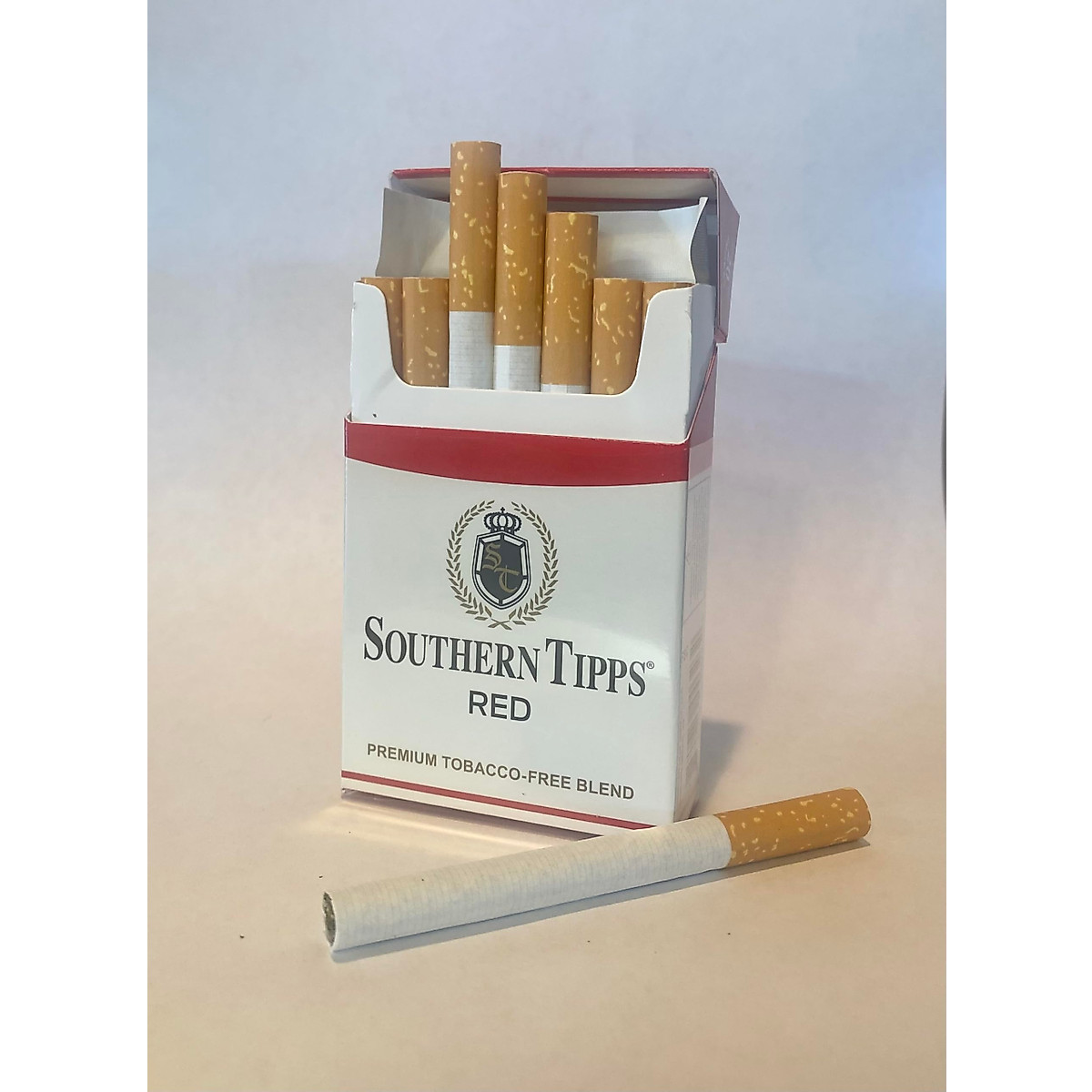 SOUTHERN TIPPS RED PACK HERBAL CIGARETTES - Tobacco & Nicotine Free, Proprietary Botanical Blend, Smooth Smoking Experience, Non-Addictive - 20 Sticks