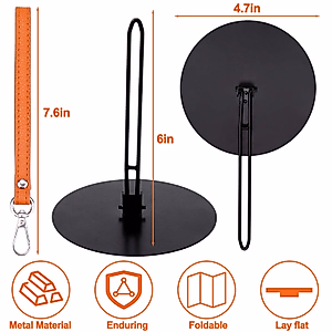 XANGNIER Portable Wrist Yarn Holder with Leather Wristlet Strap,Stainless Steel Yarn Ball Holder for Crocheting on The Go,Yarn Storage Organizer Knitting Supplies Crochet Accessories and Gadgets Gift