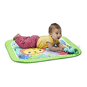 Bright Starts Wild Wiggles Activity Gym & Play Mat with Take-Along Toys, Ages Newborn +
