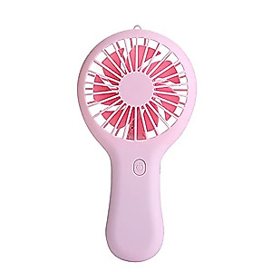 Aozhen Portable Handheld Fan Mini Battery Operated Fan Personal Fan 3 Speeds Strong Wind Foldable Design for Travel, Home Office, Camping, Outdoors