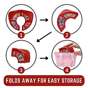 Nickelodeon PAW Patrol "Born Brave" Folding Potty Seat - Travel Potty Training Seat