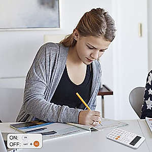 EooCoo 2-Line Standard Scientific Calculator, Cute Desk Accessories, Portable and Cute School Office Supplies, Suitable for Primary School to College Student Use