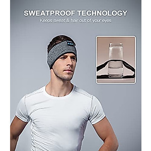 Sleep Headband, Enjoying Wireless Sleep Earbuds Noise Cancelling Headband Bluetooth Headphones with Thin Speakers, Sleep Headphones for Sleep,Workout,Yoga,Travel,Insomnia,Leisure