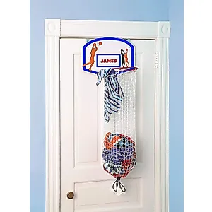 Etna Basketball Hoop Laundry/Clothes Hamper Game for Kids – Hooks Over The Door, Helps Make Dirty Clothes Fun, Can Be Personalized – Perfect For Boys and Girls Bedrooms – Shoot It, Dunk It, Wash It
