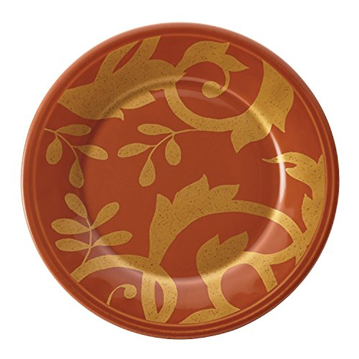 Rachael Ray Dinnerware Gold Scroll 4-Piece Salad Plate Set, Assorted