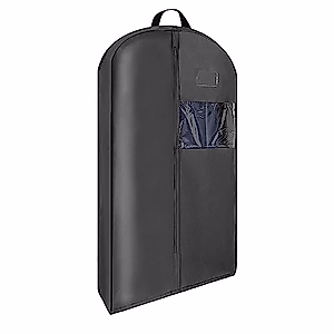 40"Garment Bags For Travel,Garment Bag Suit Bags For Men Closet Storage,Gusseted Travel Garment Bag With Zipper Pocket,Garment Bags For Hanging Clothes,Suit Cover T-Shirt, Jacket, Suits, Coats.