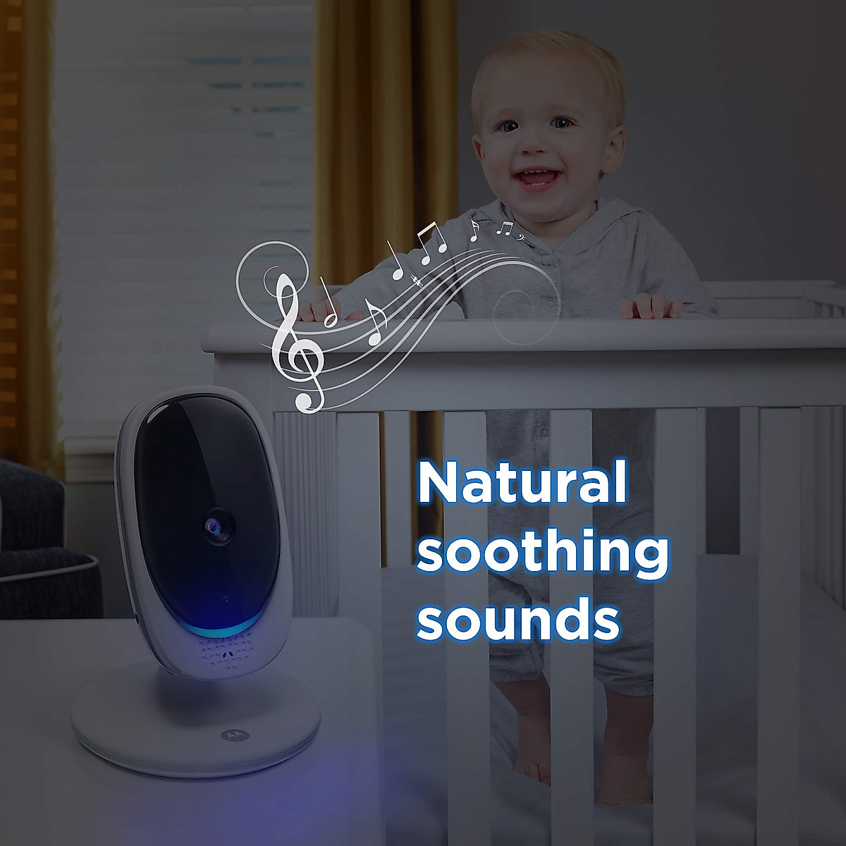 Motorola Comfort 50-2 Video Baby Monitor 5" LCD Color Display and 2 Cameras with Digital Zoom, Two-Way Audio, Infrared Night Vision and 5 Soothing Lullabies