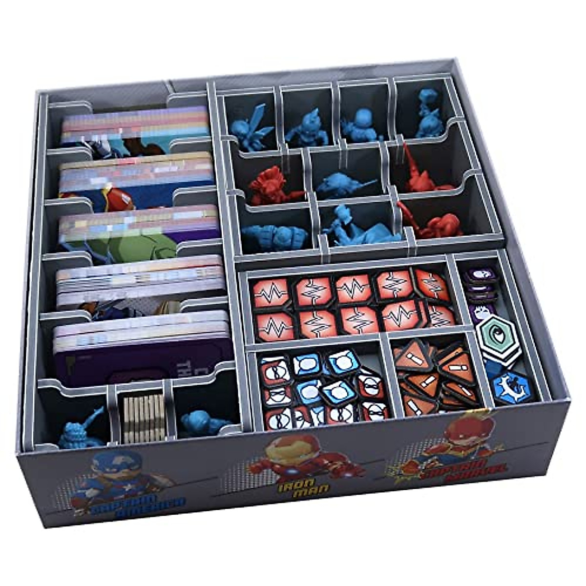 Folded Space Marvel United Board Game Box Inserts