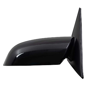 Brock Aftermarket Replacement Driver Left Power Mirror Paint to Match Black With Heat Compatible With 2006-2010 Hyundai Sonata