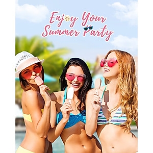 Gaiatop Heart Sunglasses for Women Candy Color Transparent Rimless Heart Glasses for Girls Cute Heart Shaped Sunglasses