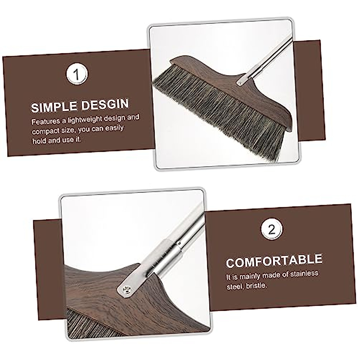 Electric Broom Dusting Brush Push Broom Outdoor Floor Scraper Long Handle Heavy Duty Stable Broom Garden Broom Kitchen Hair Cleaning Broom Cleaning Brush Long Handle Broom Wooden HOMOCONO