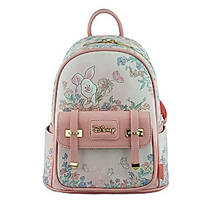 Wondapop Disney Winnie the Pooh Piglet 11" Vegan Leather Fashion Mini Backpack