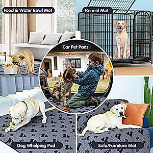 JUMEIHUI Washable Pee Pads for Dogs, Reusable Pee Pads for Dogs Non Slip,Pet Supplies Dog Pee Pads Extra Large,Playpen,Indoor 18X24（Pack of 2）