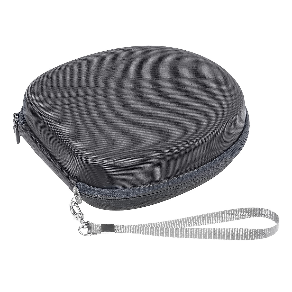 WGear Headset Case for VXI BlueParrott B550-XT, B450-XT, B450-XT -204010-C, B350-XT, B250-XTS, C400-XT, Mesh Pocket Cable, Amplifier and Other Accessories, Detachable Wrist Strap (Gray), compact Size