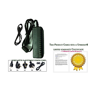 UpBright 48V AC/DC Adapter Replacement for Cisco CP-7914 CP-7975 CP-7971 CP-7970 CP-7914G CP-7911 CP-7906 CP-7911G CP-7906G IP Phone VoIP Telephone 48VDC 380mA DC48V 0.38A Power Supply Cord Charger