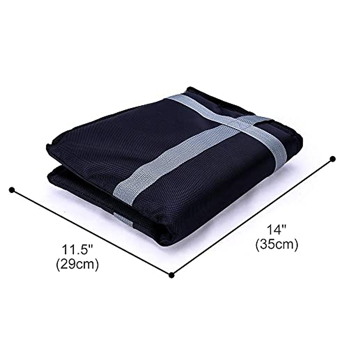 Bodaon Insulated Food Delivery Bag for Catering, XXX-Large, Hot Cold Meal Restaurant, Grocery Bags for Uber Eats, Instacart, Doordash, Grubhub, Postmates, Black