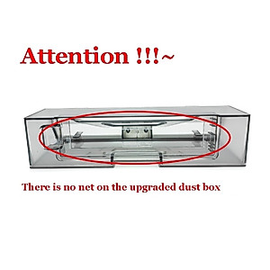 Dust Bin Spare Parts, Compatible with Dreame Bot L10 Pro & D9 / D9 Pro / D9 Max, Robot Vacuum Cleaner Dust Box Accessories (Color : Black)