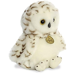 Aurora® Adorable Miyoni® Tots Snowy Owlet Stuffed Animal - Lifelike Detail - Cherished Companionship - White 10 Inches