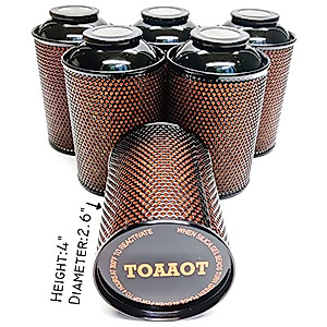 Gun Safe Dehumidifier, Moisture Absorbers, TOAAOT 200g Silica Gel Canister for Gun Case, Tool Box | 6 Units