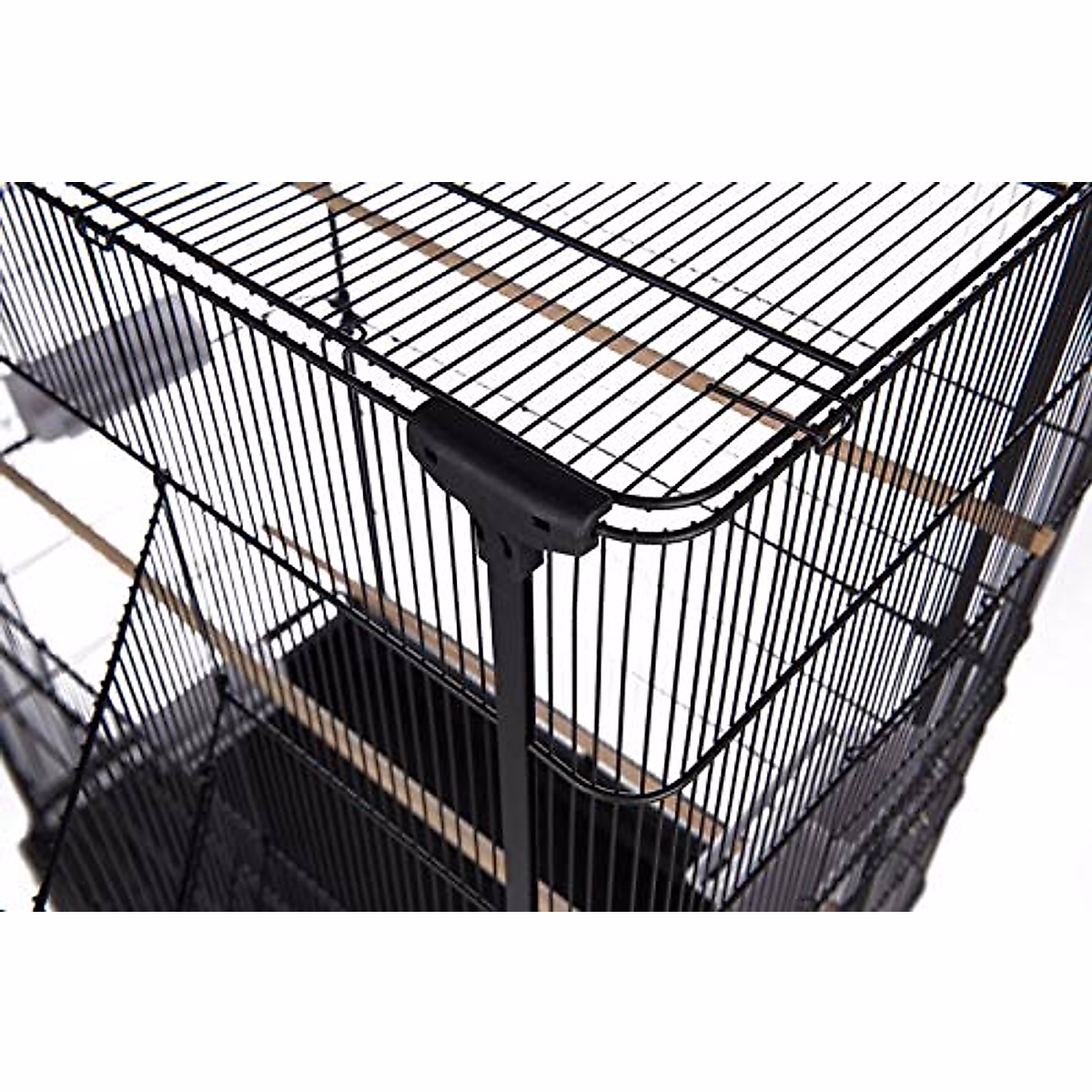 Prevue Pet Products Playtop Flight Bird Cage with Stand - F085, Black