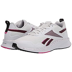Reebok womens FUSIUM RUN LITE,White/Maroon/Proud Pink,10 M US