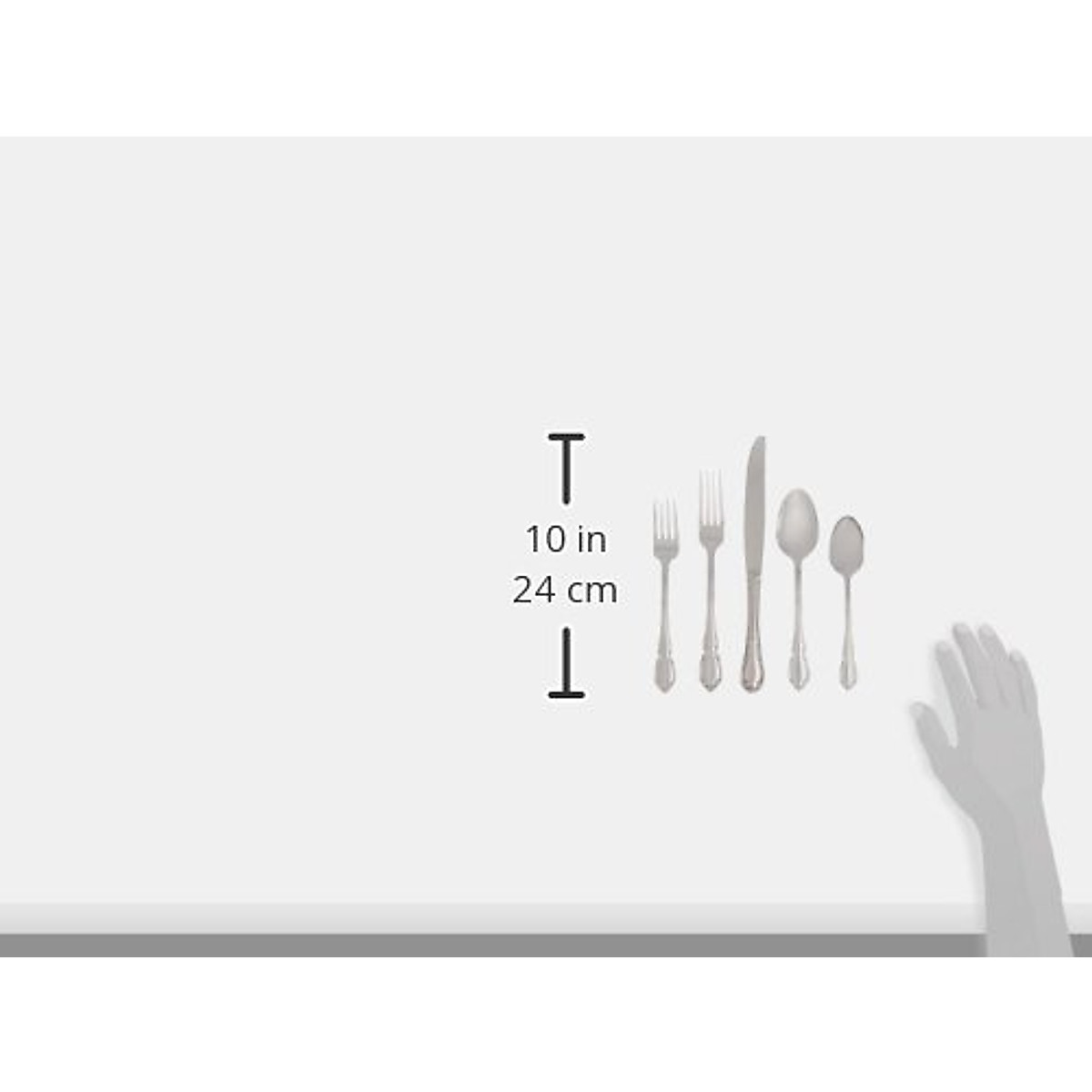 Pfaltzgraff Vienna 20-Piece Stainless Steel Flatware Set, Service for 4